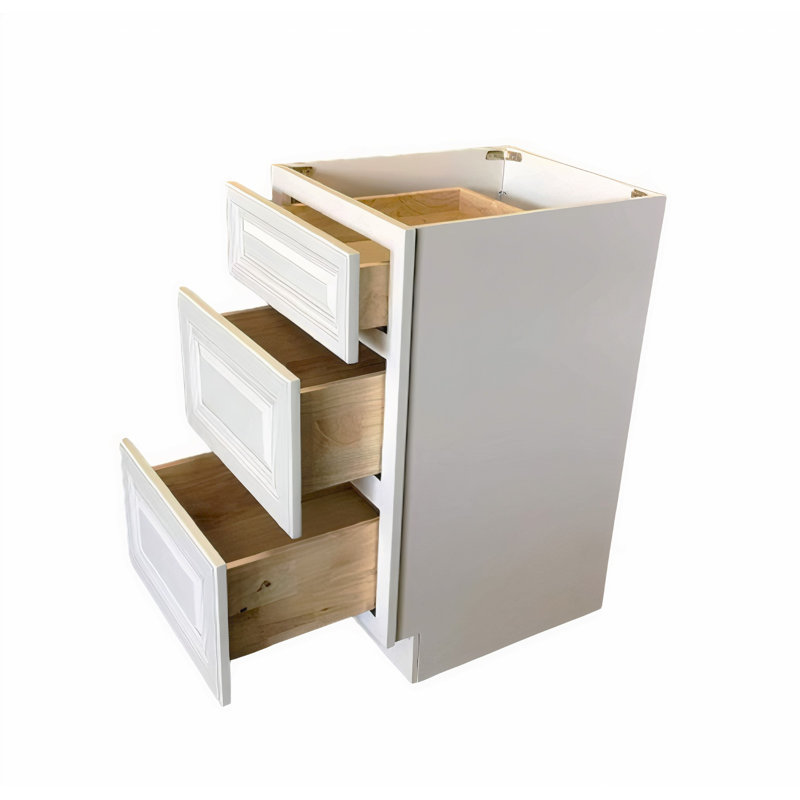 Vanity Atelier 12" Bathroom 3 Drawer Vanity Base Ready-To-Assemble Cabinet | Wayfair